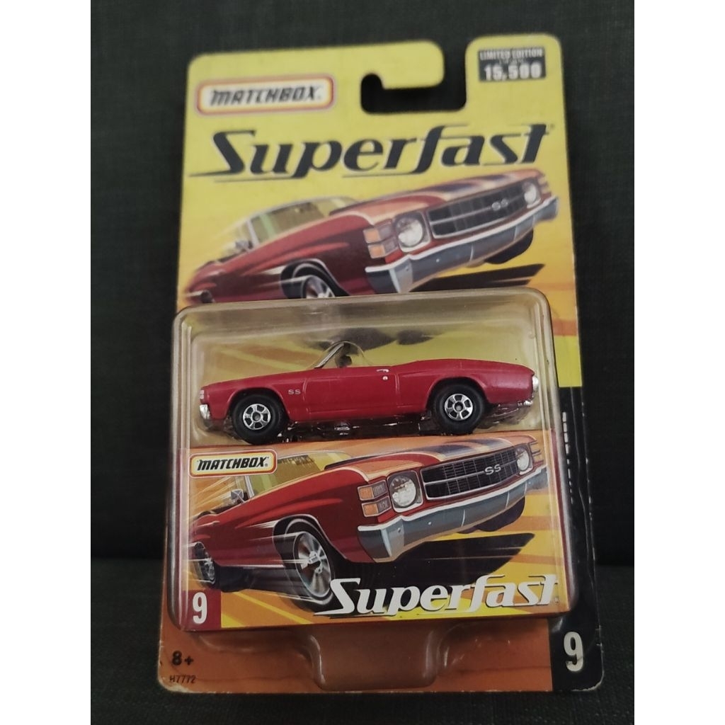 Jual Matchbox Superfast 1971 Chevy Chevelle Red US Version (Rare ...