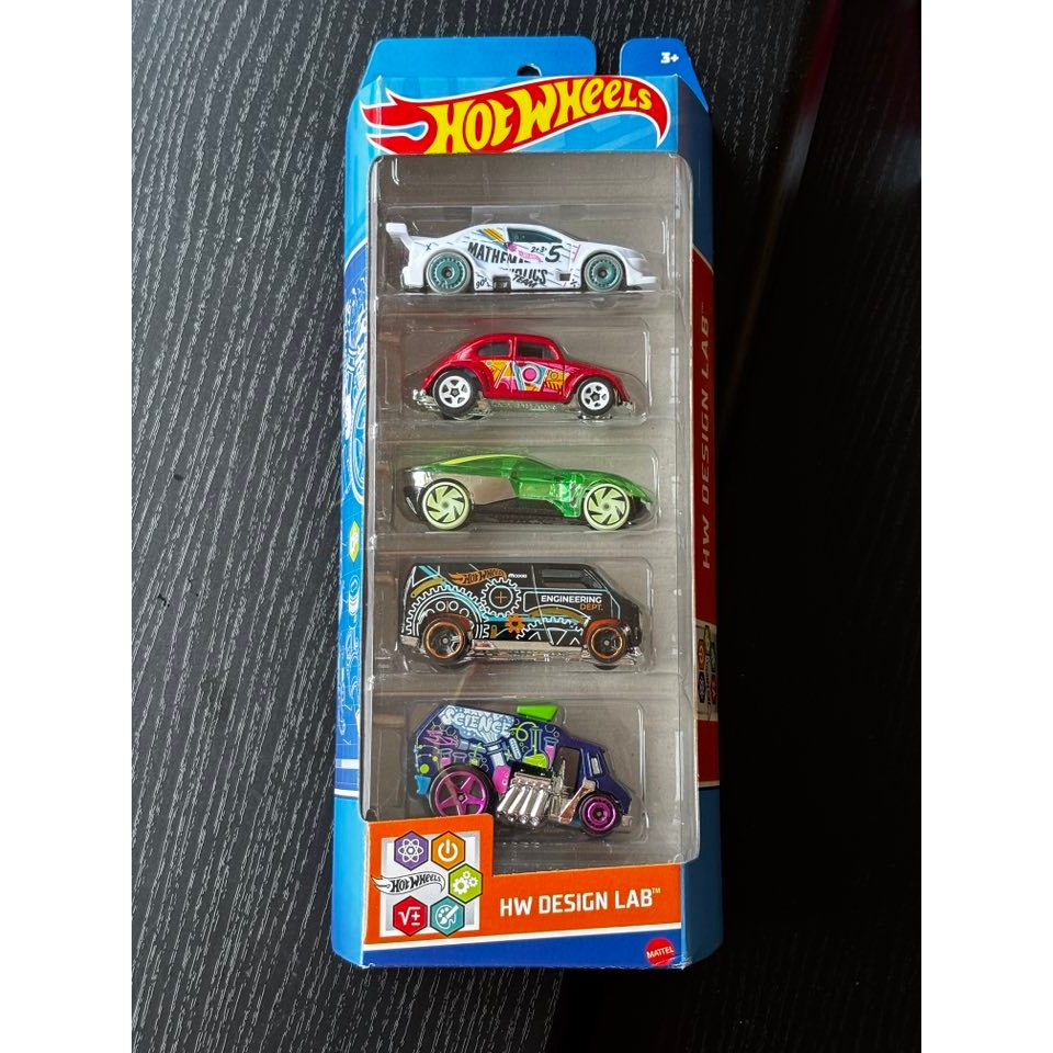 Jual Hot Wheels 5 Pack HW Design Lab VW Beetle HLY72 | Shopee Indonesia