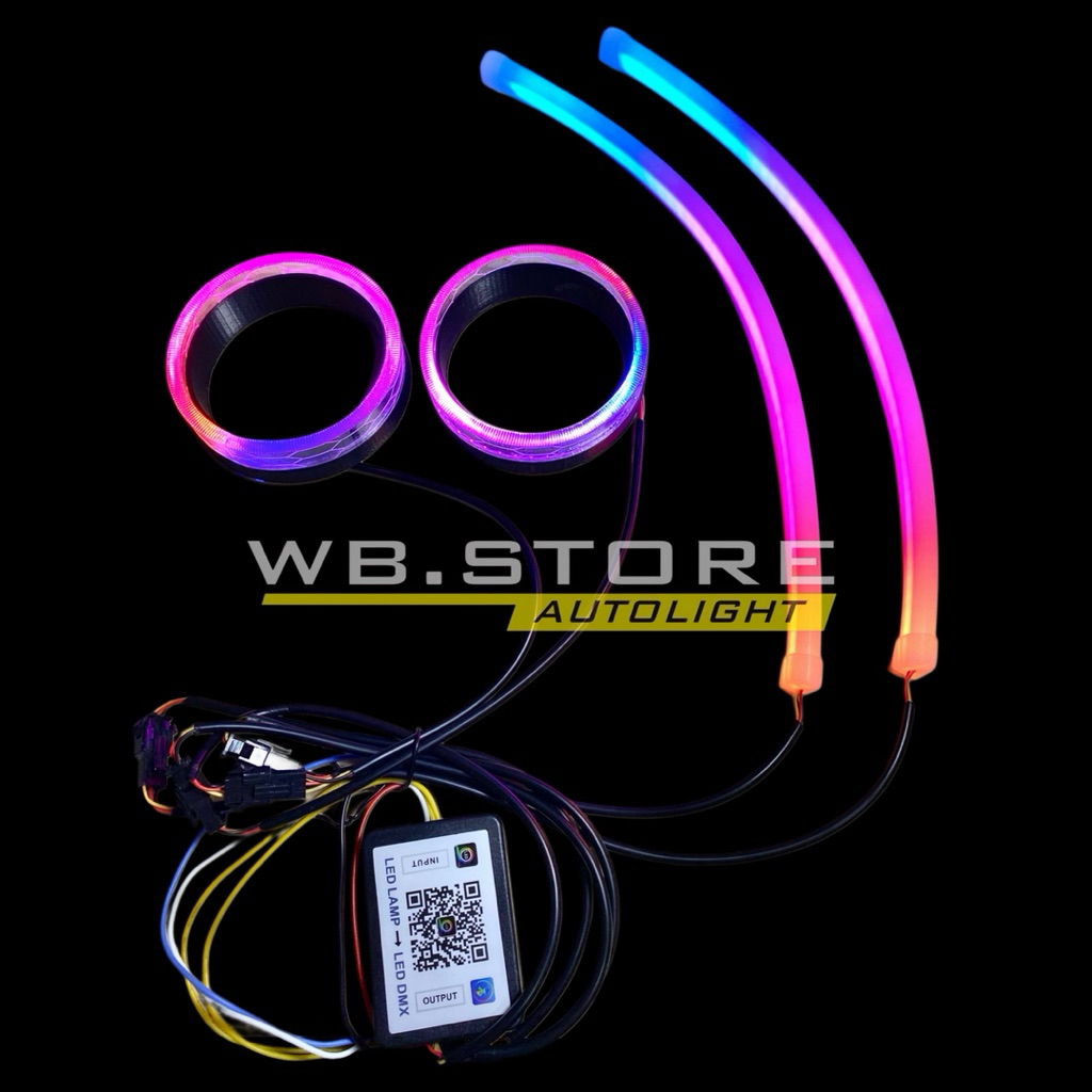 Jual Lampu LED Alis WRGB ( MODE BELANG ANTI BINTIK ) 30 60 cm Welcome + RGB Matrix ANTI BINTIK ...
