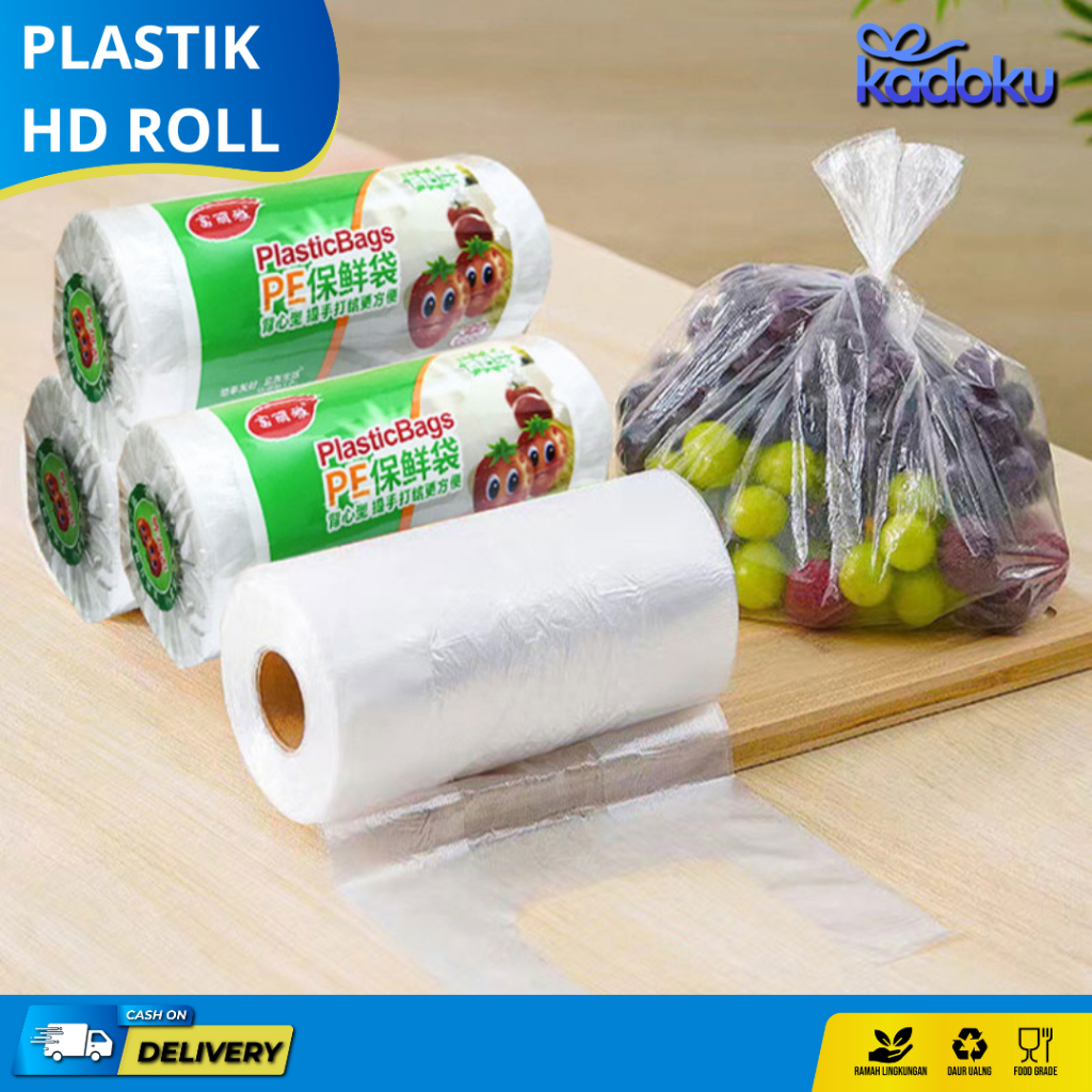 Jual Plastik Buah All Varian HD Roll Bag Kantong Sayur Daging / Plastik ...