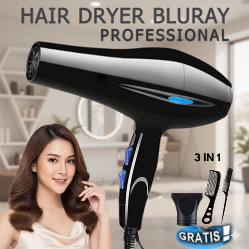 Jual Hair Dryer Professional Salon Pengering Rambut Mini Hair Dryer Low ...