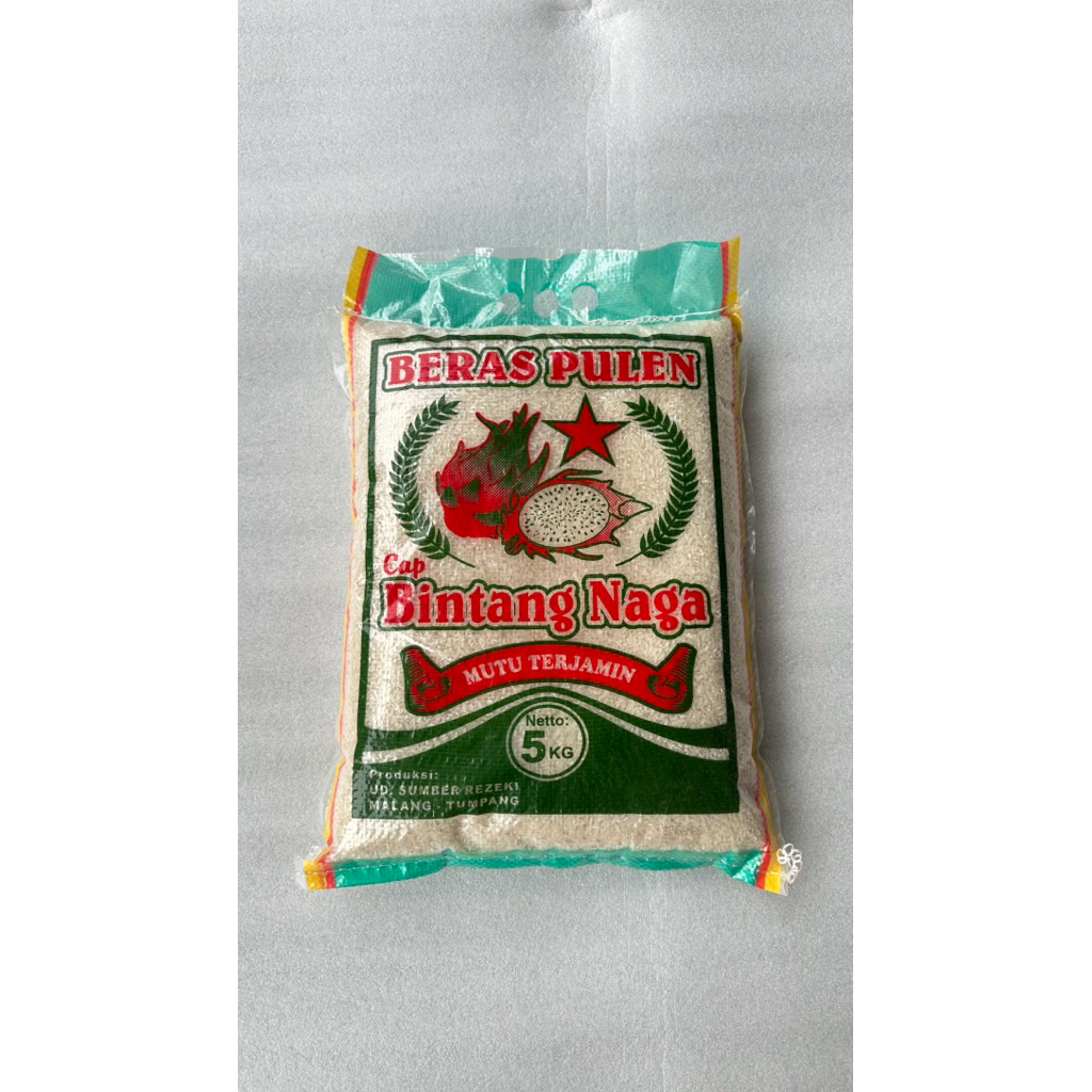 Jual Beras Cap Bintang Naga Kemasan 5 kg ( Punel Dan Wangi ) | Shopee ...