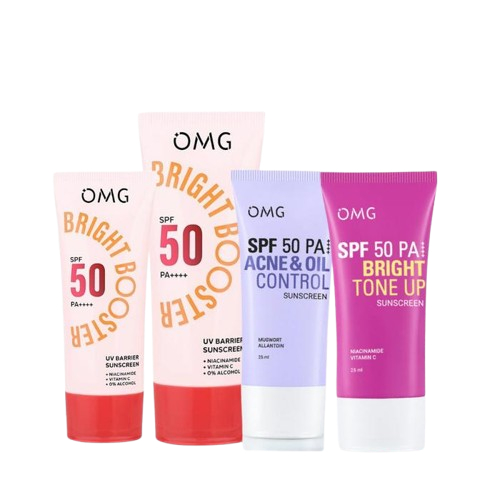 Jual Sunscreen OMG SPF 50 OMG Oh My Glow Bright Booster UV Barrier ...