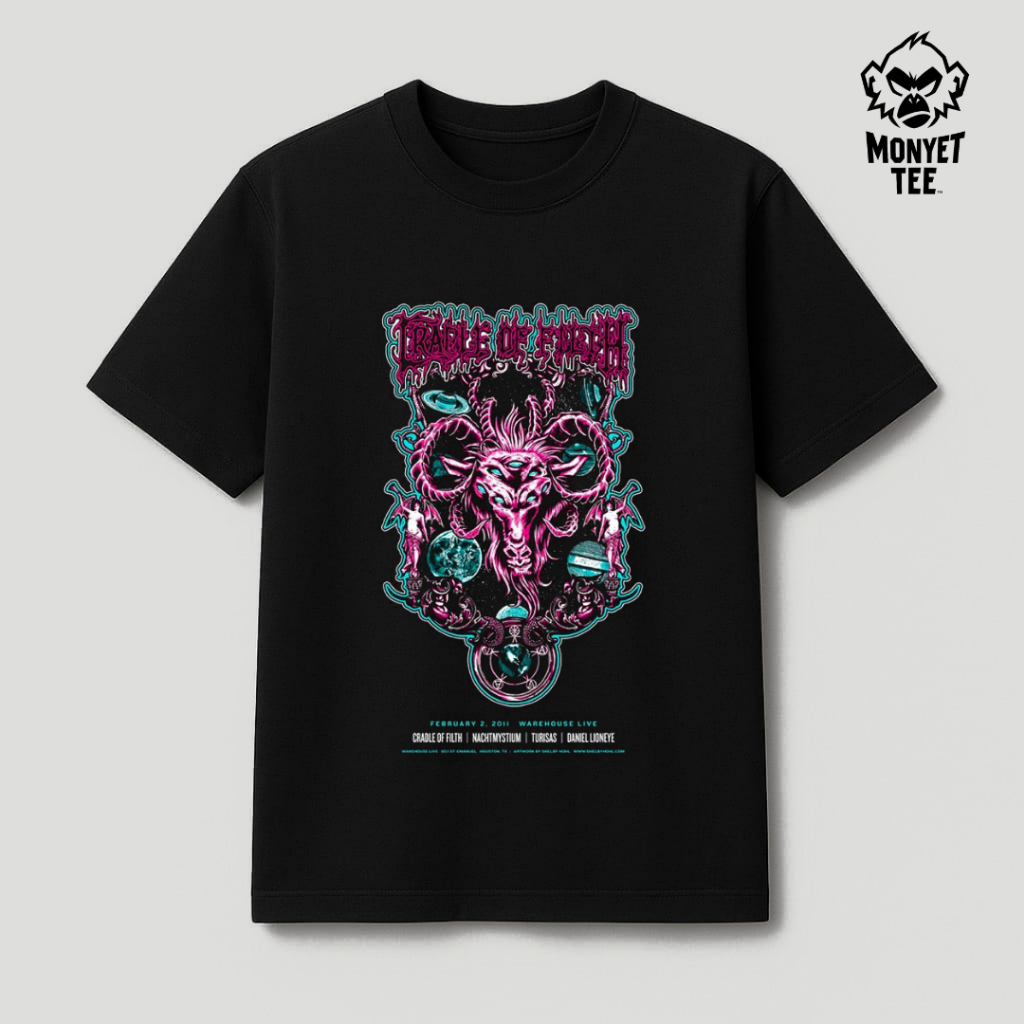 Jual Kaos Band Cradle of Filth Original | Kaos Metal Gothic Premium ...