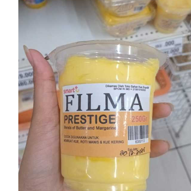 Jual Filma Prestige Butter Blend Margarine Cup Bening 250gr | Shopee ...