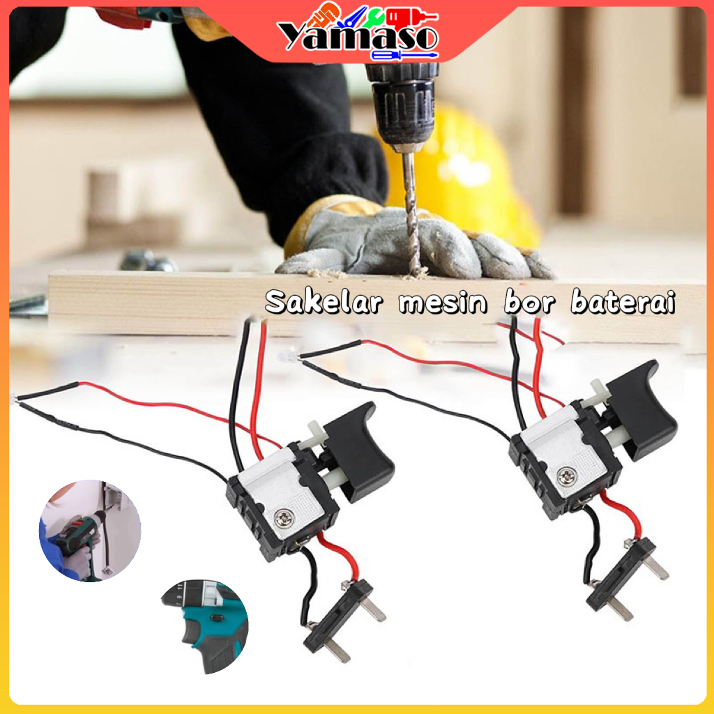 Jual Trigger Bor Switch Control Dc Bor Baterai Saklar Mesin Bor Baterai ...