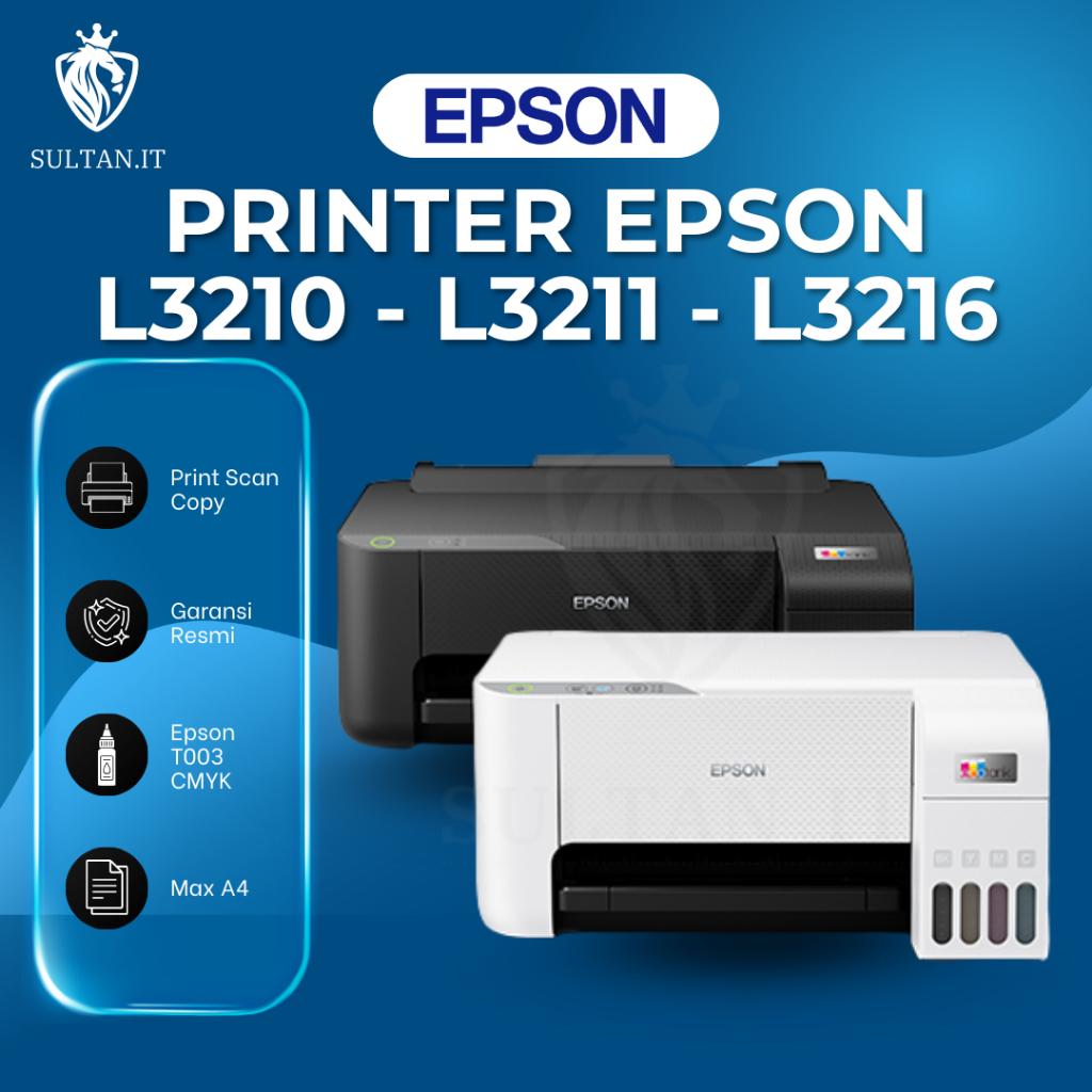 Jual Epson Printer L3210 Black / L3216 White / L3211 Black All In One ...