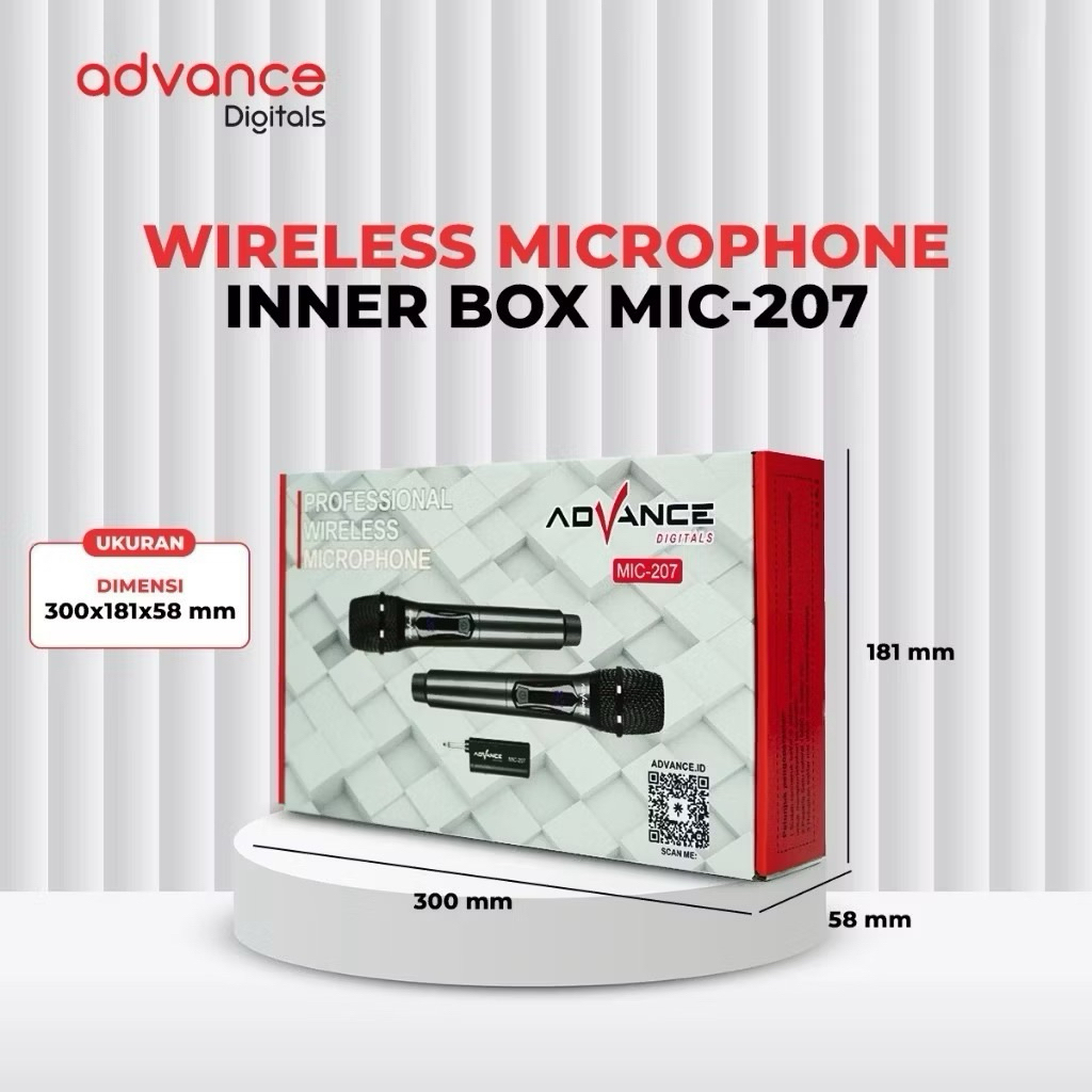 Jual Mic Advance Mic-207 Dual | Shopee Indonesia