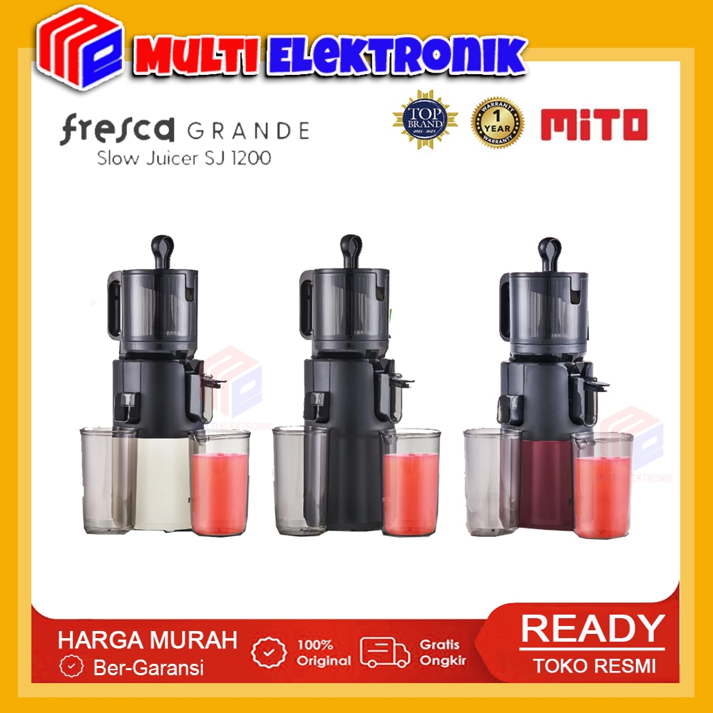 Jual MITO Slow Juicer SJ1200 Fresca Grande | Double Press Technology ...
