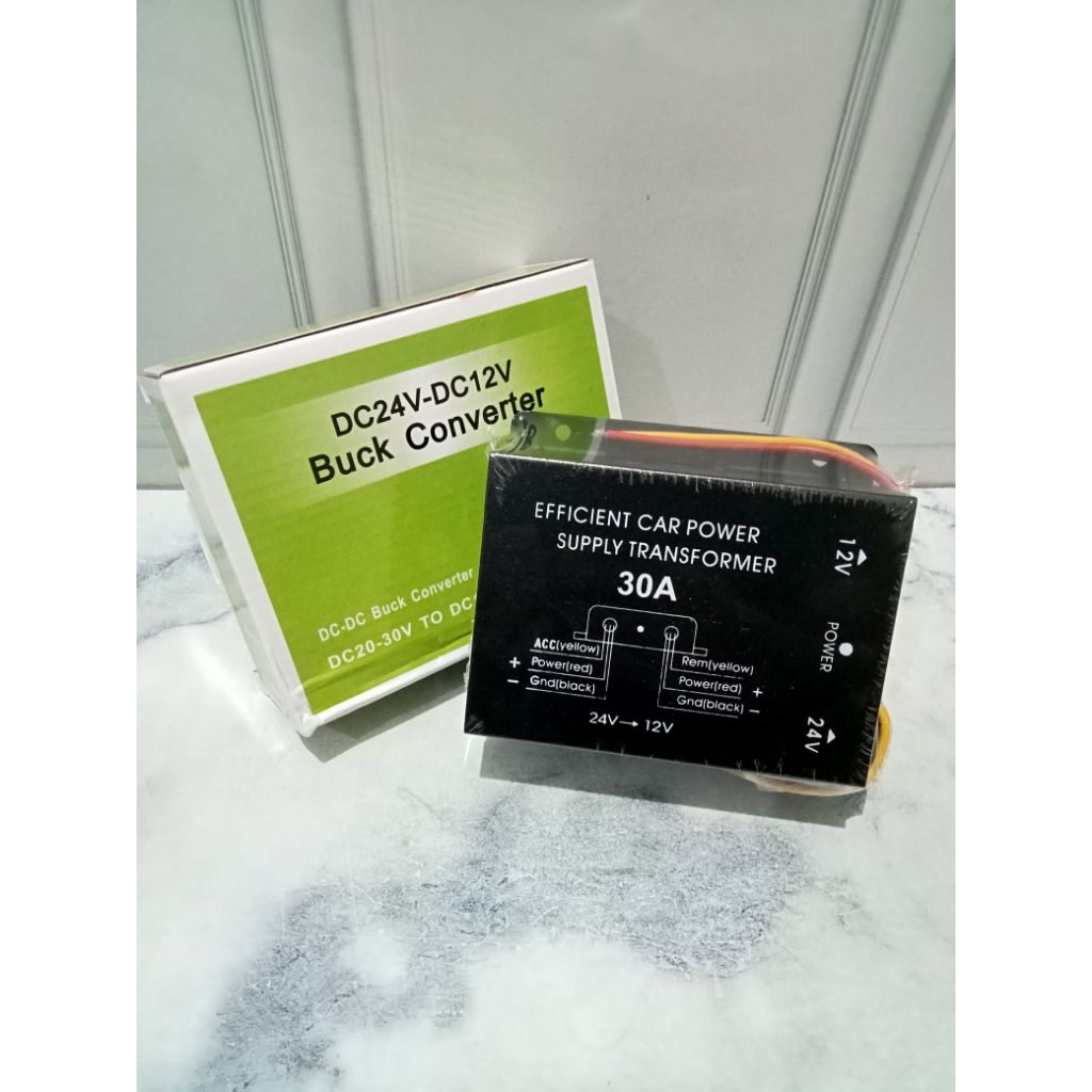 Jual Step Down DC 24V to 12V 30A Converter DC DC Step Down 24V ke 12V ...