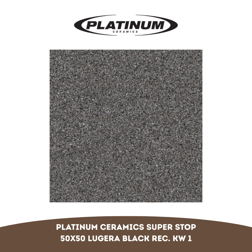Jual Keramik Platinum Super Stop Lugera Black Rectified 50X50 KW 1 per ...