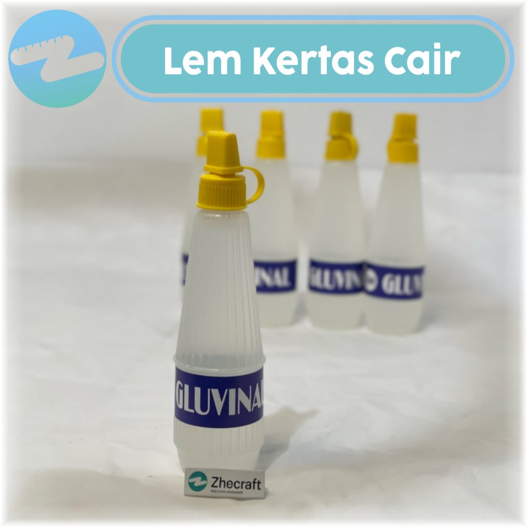 Jual Lem kertas / Lem cair BESAR / Lem gluvinal / lem serbaguna ...