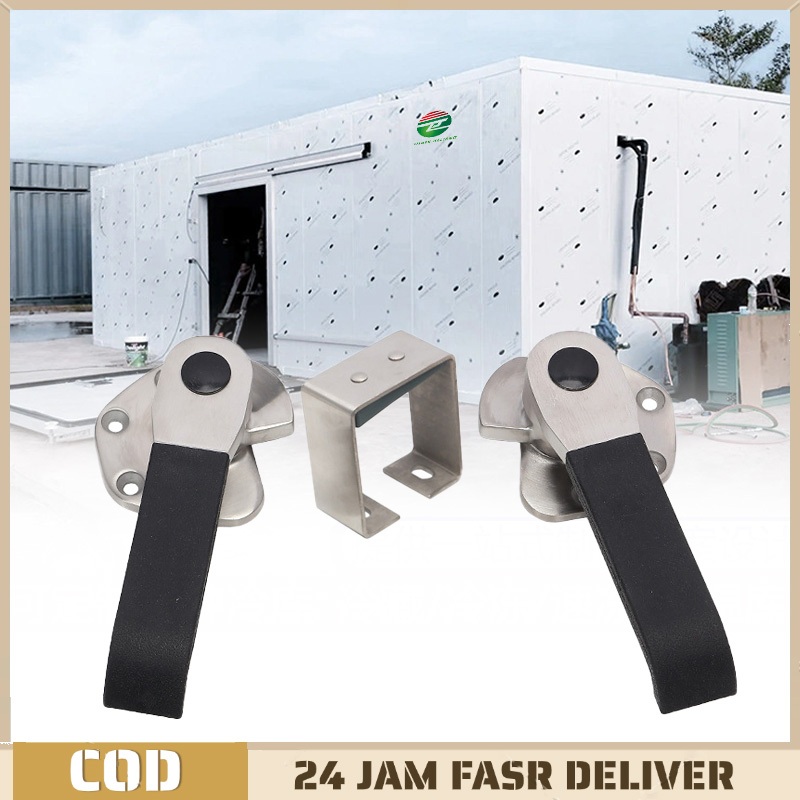 Jual 1Set Handle Freezer Stainless Steel 304 Handle Cold Storage Gagang ...