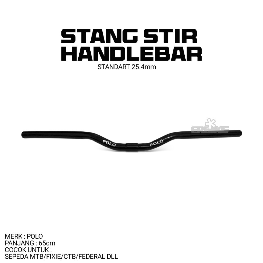 Jual STANG STIR HANDLEBAR SEPEDA FIXIE/MTB/FEDERAL/LIPAT 25.4MM ...
