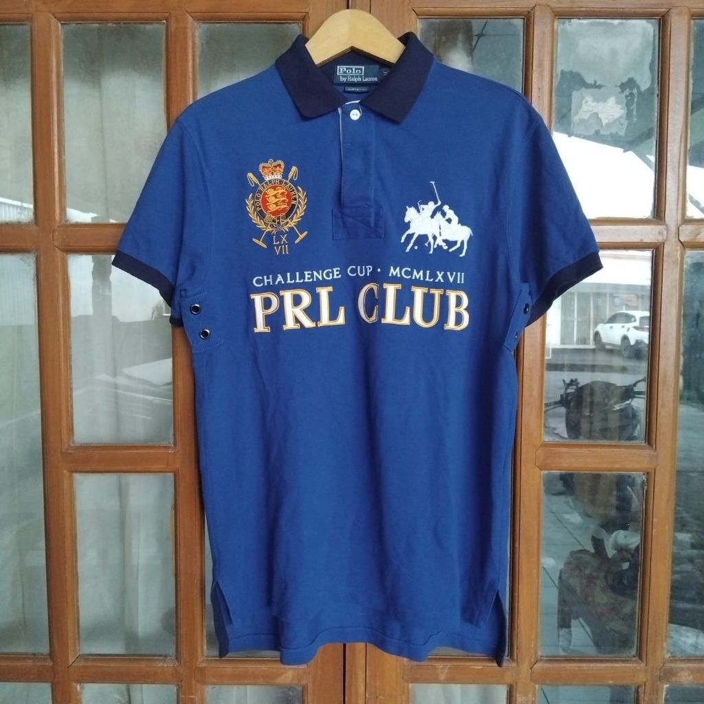 Jual Polo Ralph Lauren PRL Club Polo T Shirt Big Pony Blue (M) | Shopee ...