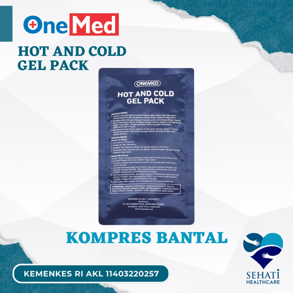 Jual Onemed Hot and Cold Pack Gel Alat Kompres Bantal Panas Dingin ...