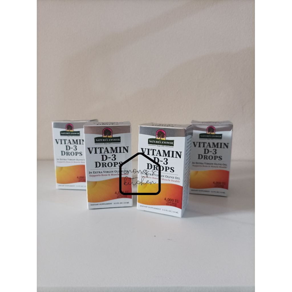 Jual NATURES ANSWER VITAMIN D3 DROPS 4000IU | Shopee Indonesia