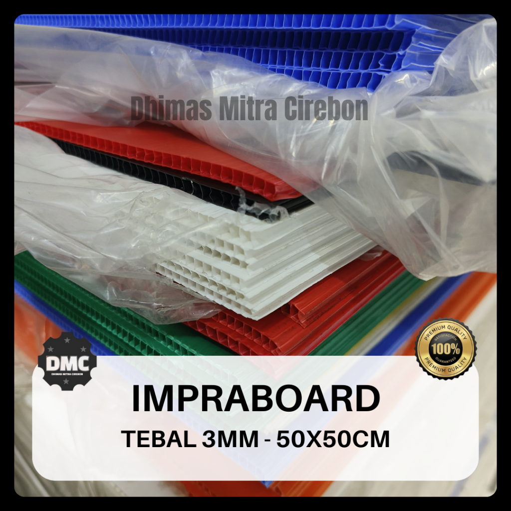Jual Impra Board 3MM 50 x 50cm Infraboard Papan Plastik Ukuran 50x50cm ...