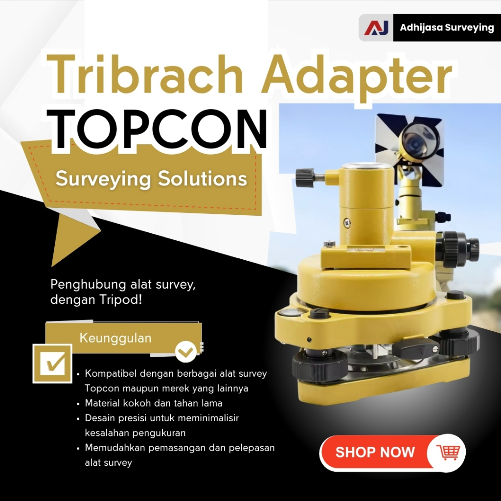 Jual Tribrach Adapter Topcon – Aksesoris Total Station GPS RTK Prisma ...