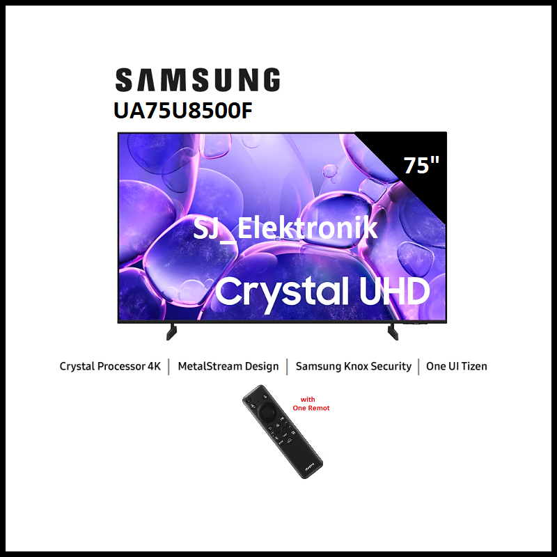 Jual Samsung UA75U8500F - LED TV 75 Inch 75U8500 Crystal UHD 75U8500F ...