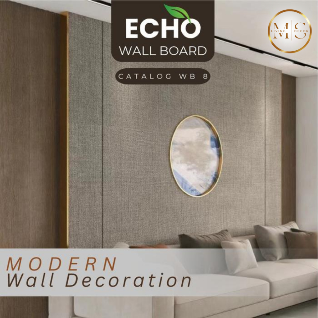 Jual ECHO PVC Wallboard Lebar 60cm Sistem Click / Panel Board Dinding ...