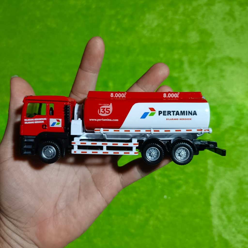 Jual Diecast Truck Tank Oil Custom Pertamina Scale 1:64 Miniature ...