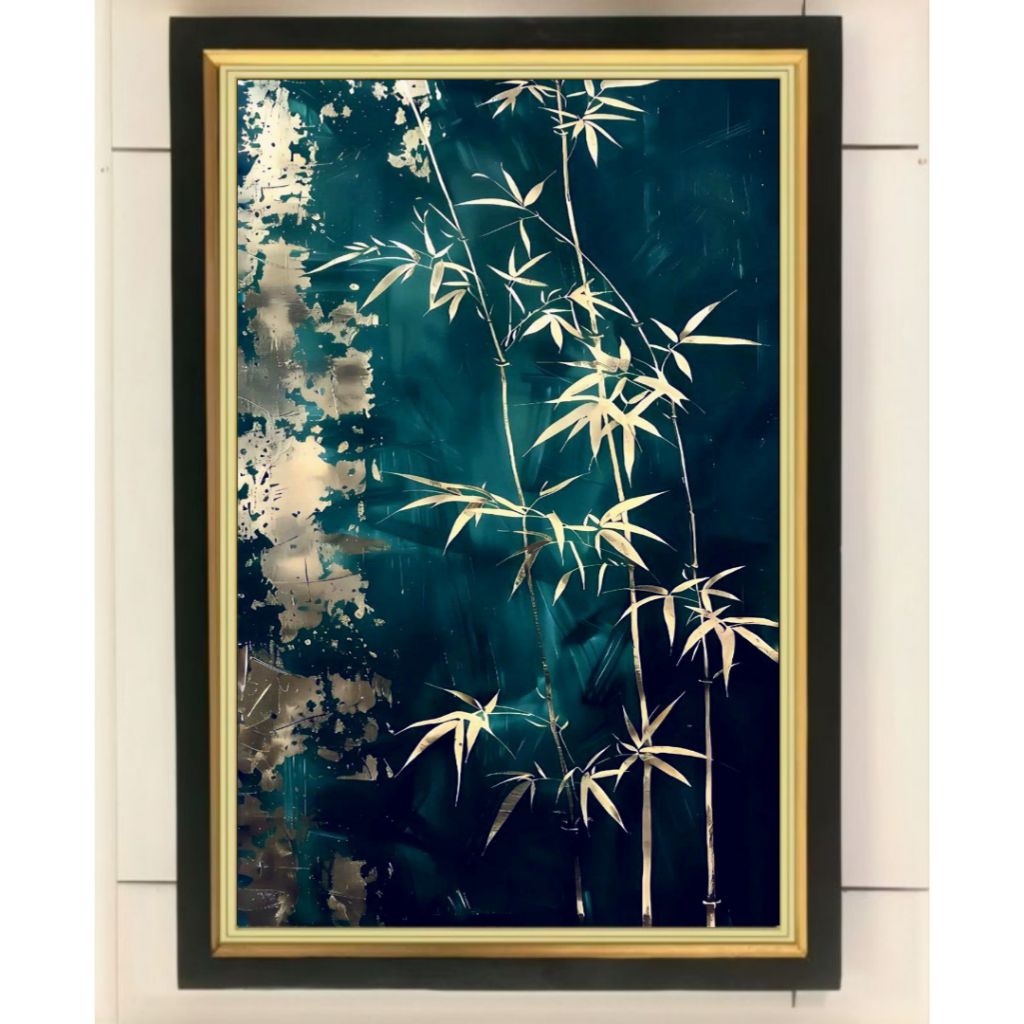 Jual Hiasan Dinding Figura Lukisan Cetak Pohon Bambu Aesthetic plus ...