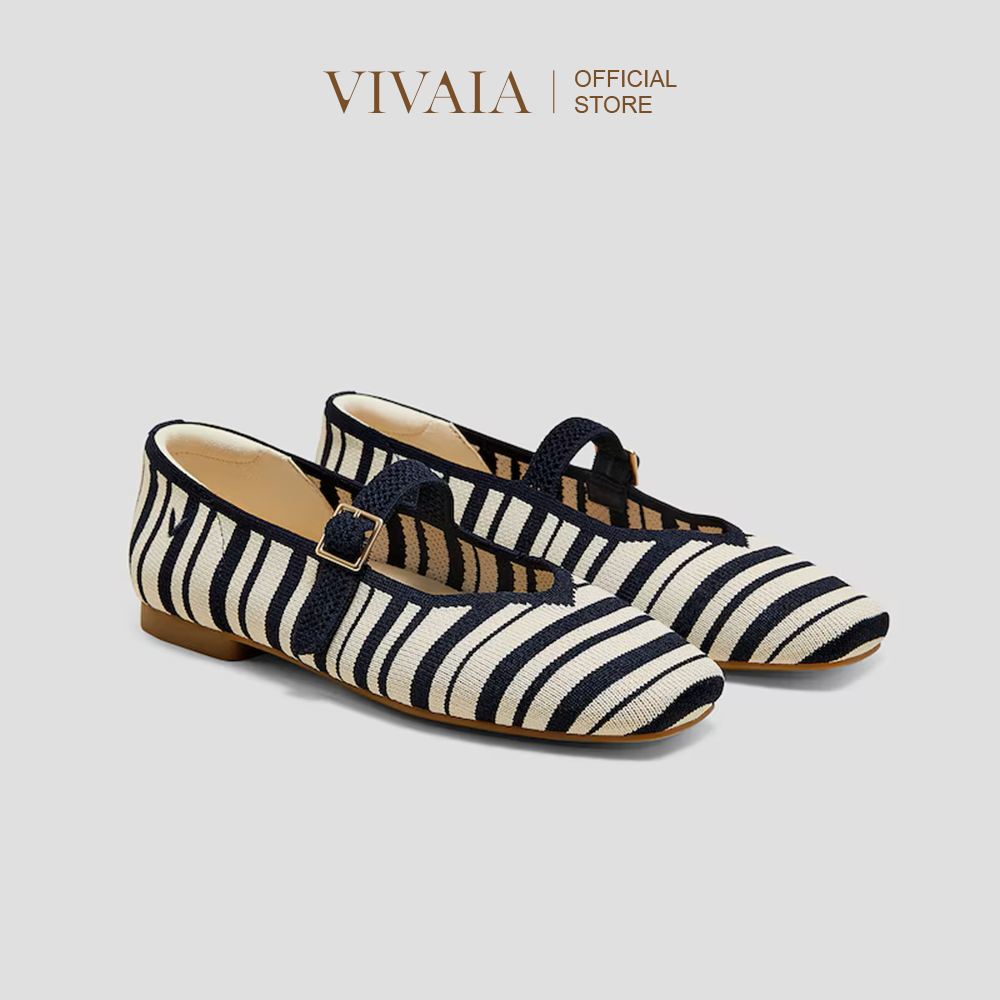 Jual VIVAIA Sepatu Wanita Square-Toe Mary-Jane (Margot Mary-Jane ...