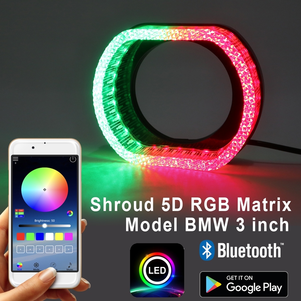 Jual Shroud 5D RGB Matrix BMW 3 inch | Shroud 5D Model BMW Ukuran 3 ...