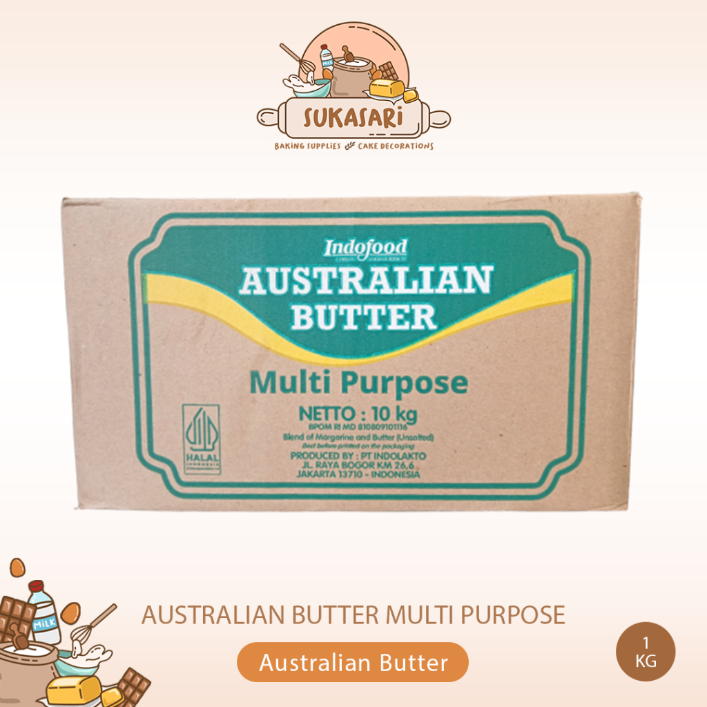 Jual Australian Butter Multi Purpose 1kg mentega tawar / Australian ...