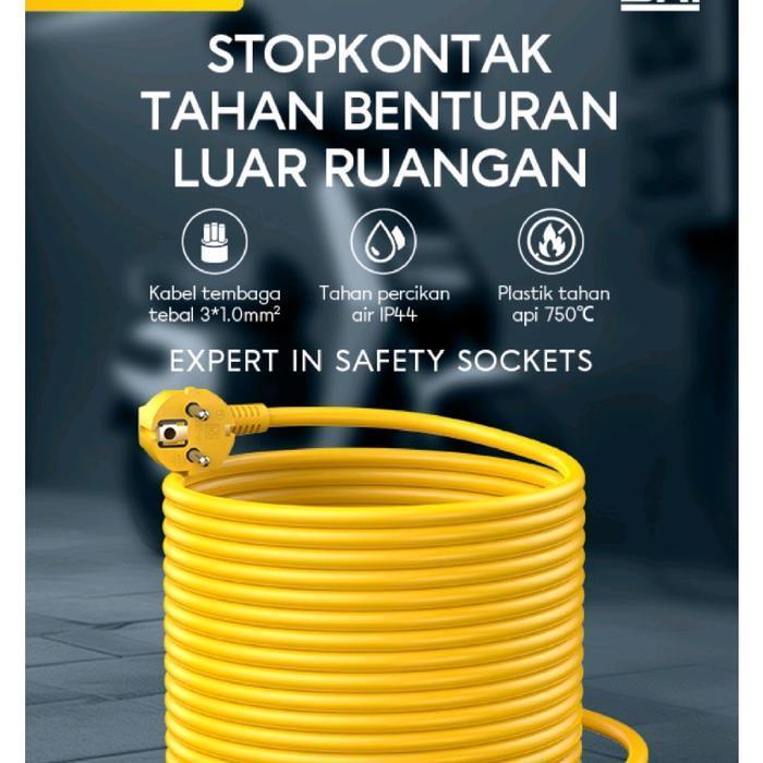 Jual VIVAN Kabel Extension Colokan Listrik Stop Kontak 3M 5M Kabel ...