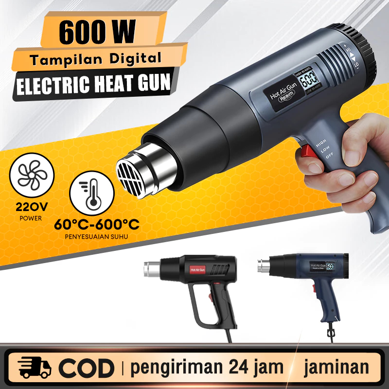 Jual Heat Gun 220V Air Hot Gun H&L Pro Senapan Panas Pistol Angin Panas Pemanas Stiker Heat Gun ...