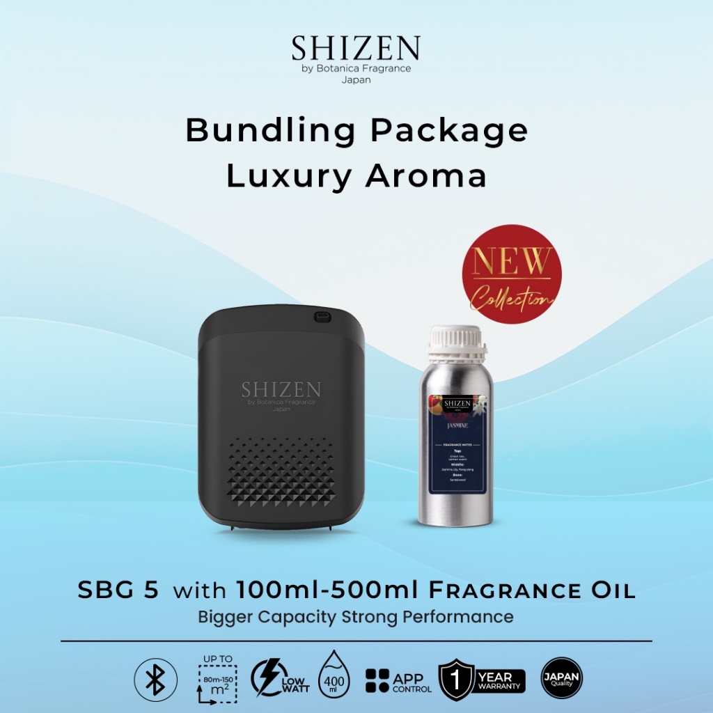 Jual Bundling Shizen Scenting Machine SBG5 & Fragrance Oil Luxury Aroma ...