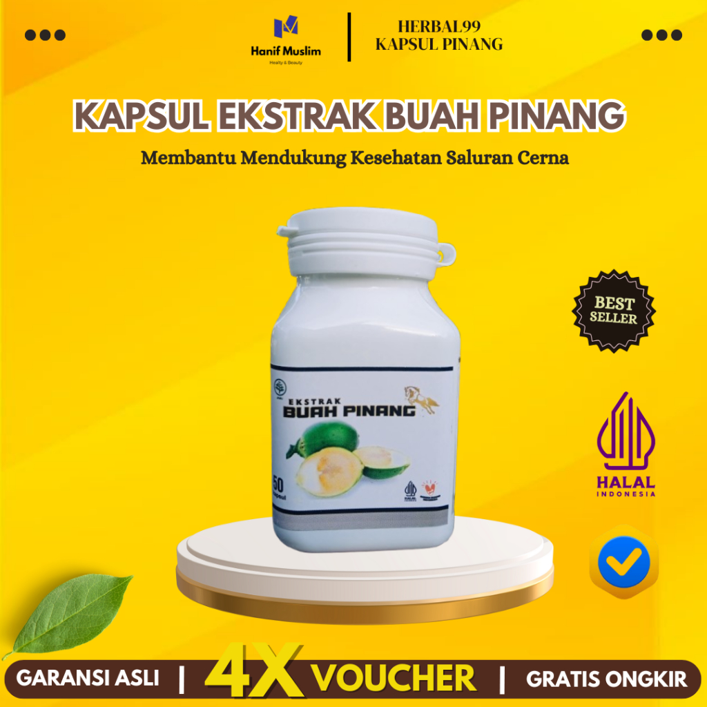Jual Kapsul Buah Pinang Isi 50 Kapsul Kemasan Botol | Shopee Indonesia