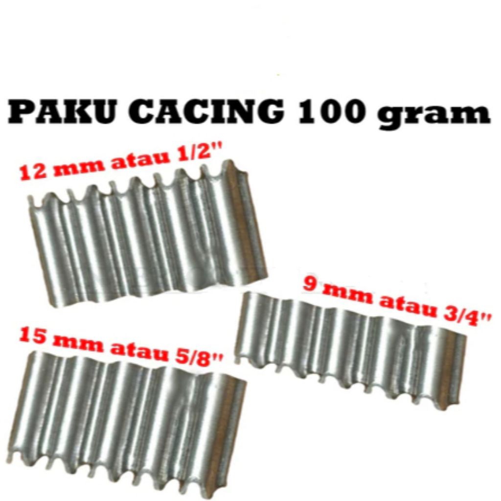 Jual Paku Sambung Paku Cacing Paku Penyambung Triplek Kayu Nail 100 ...