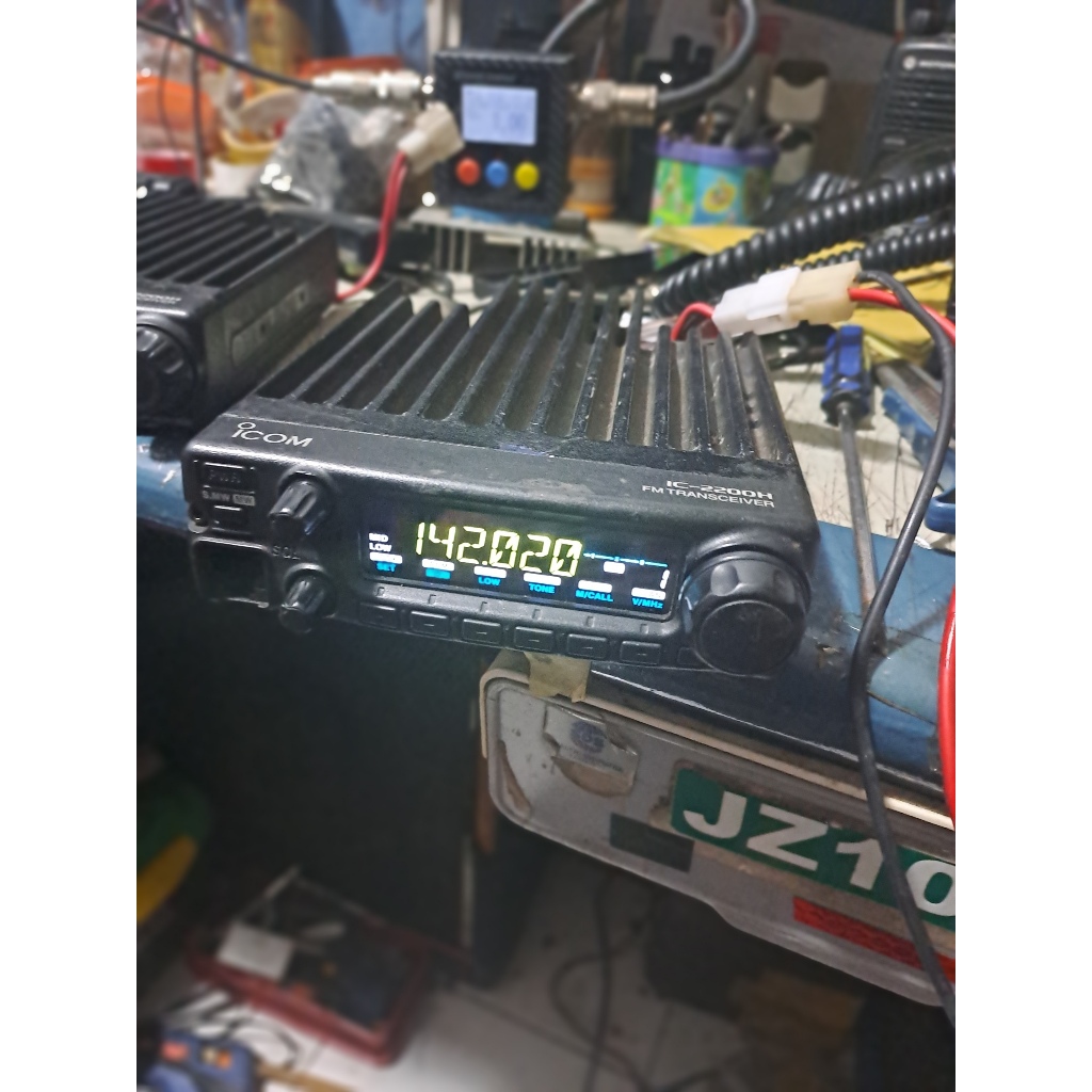 Jual Radio RIG Icom IC2200H Lcd Modif Warna Frekuensi VHF DAN AIR Band ...