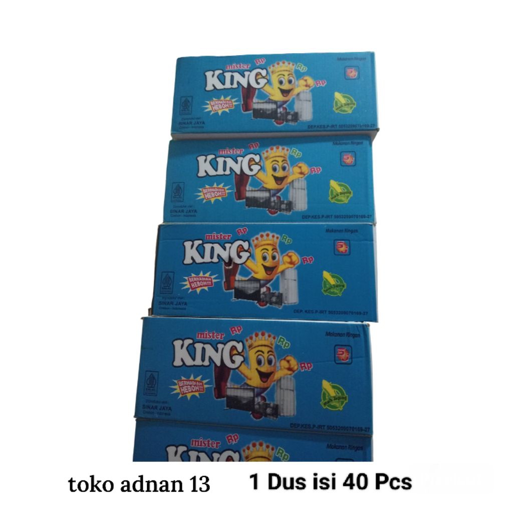Jual Ciki Mister King Berhadiah 1 Dus Isi 40 Pcs | Shopee Indonesia