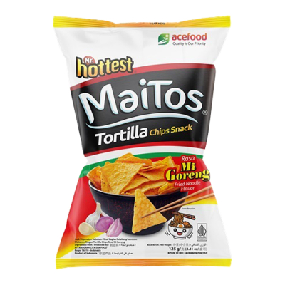 Jual Mr. Hottest Maitos Tortilla Chips Rasa Mi Goreng Jumbo Pack 125gr ...