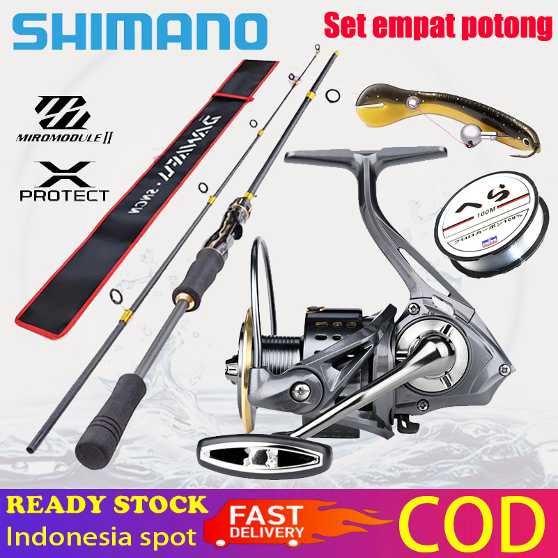 Jual SHIMANO【4 Buah Set】Set Joran Pancing Lengkap Murah Joran Pancing ...