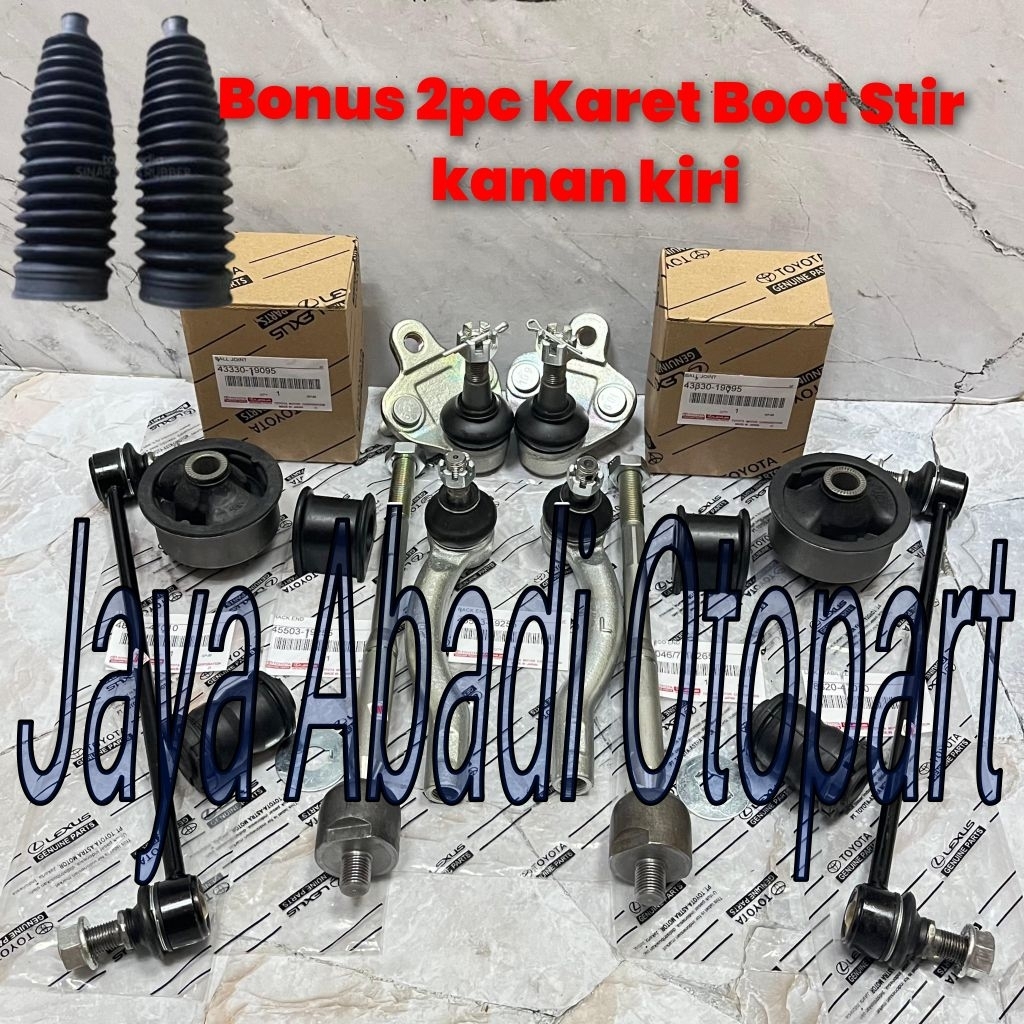 Jual Paketan Hemat Kaki Kaki Depan Toyota New Altis 2008-2019 16pc Tie ...