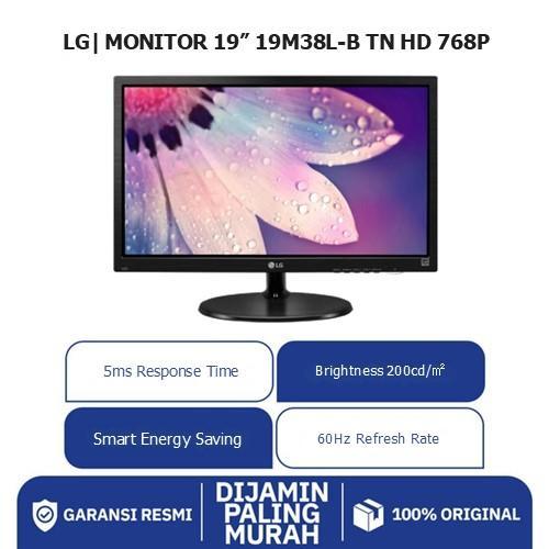 Jual Lg Monitor 19 Inch 19M38L-B Tn Hd 768P 60Hz 1Y | Shopee Indonesia