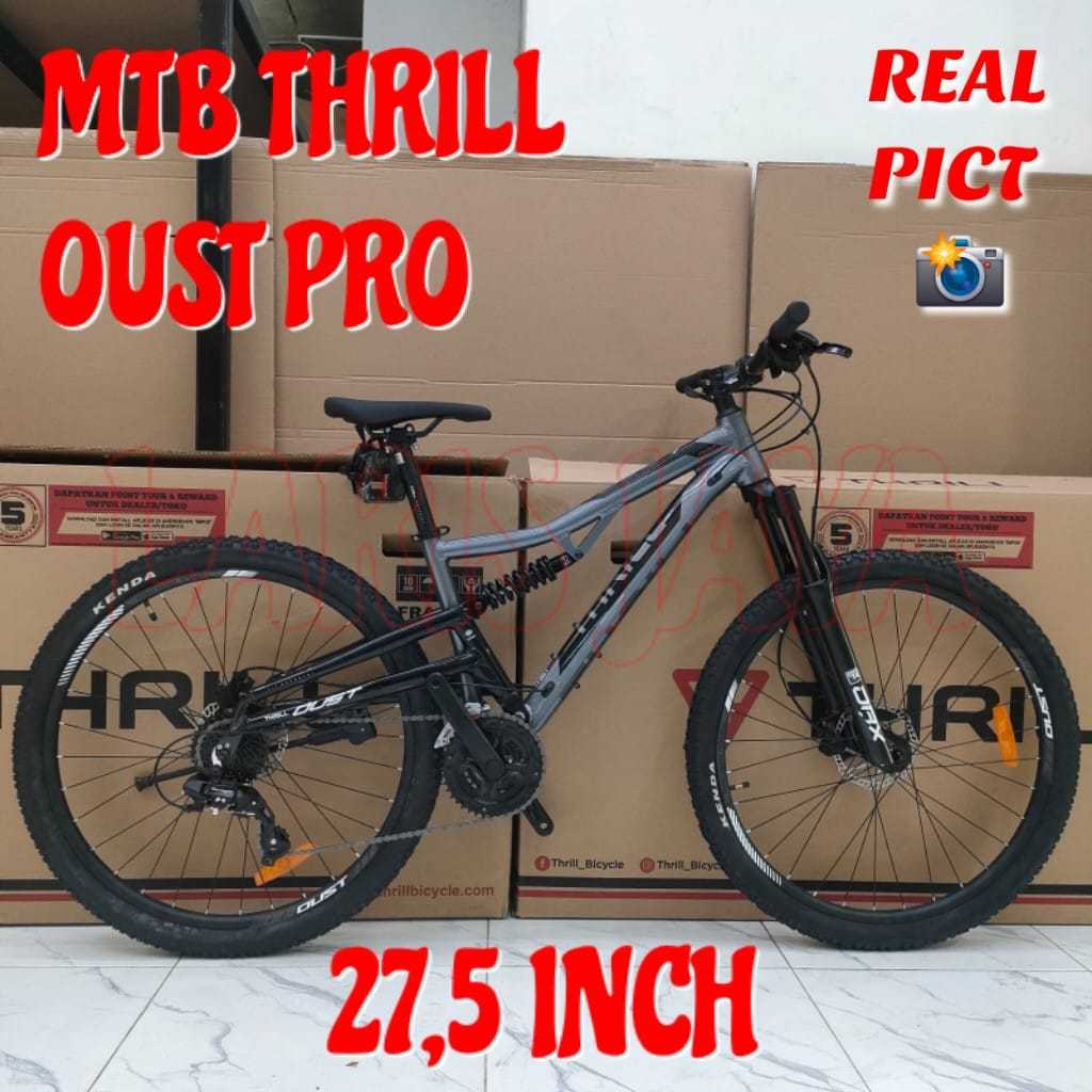 Jual Sepeda MTB 27.5 Thrill Oust Pro Terbaru Alloy 6061 sepeda gunung ...