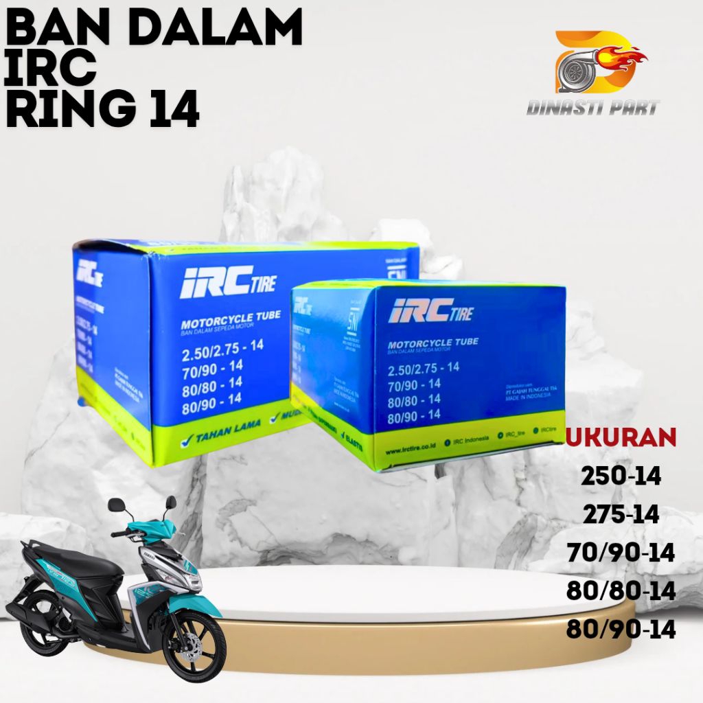Jual Ban Dalam IRC Ring 14 250-14 275-14 70/90-14 80/80-14 80/90-14 Ban ...
