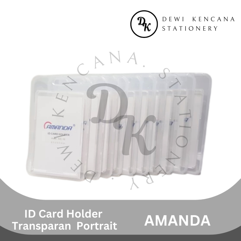Jual ID Card Transparan Amanda 1pak | Shopee Indonesia