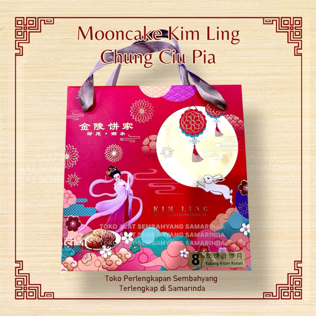 Jual KIM LING Mooncake KACANG HIJAU TELUR / kue bulan chung ciu pia ...