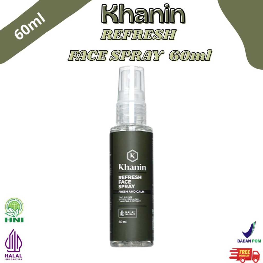 Jual Khanin Refresh Face Spray Melembabkan Segar 60ml | Shopee Indonesia