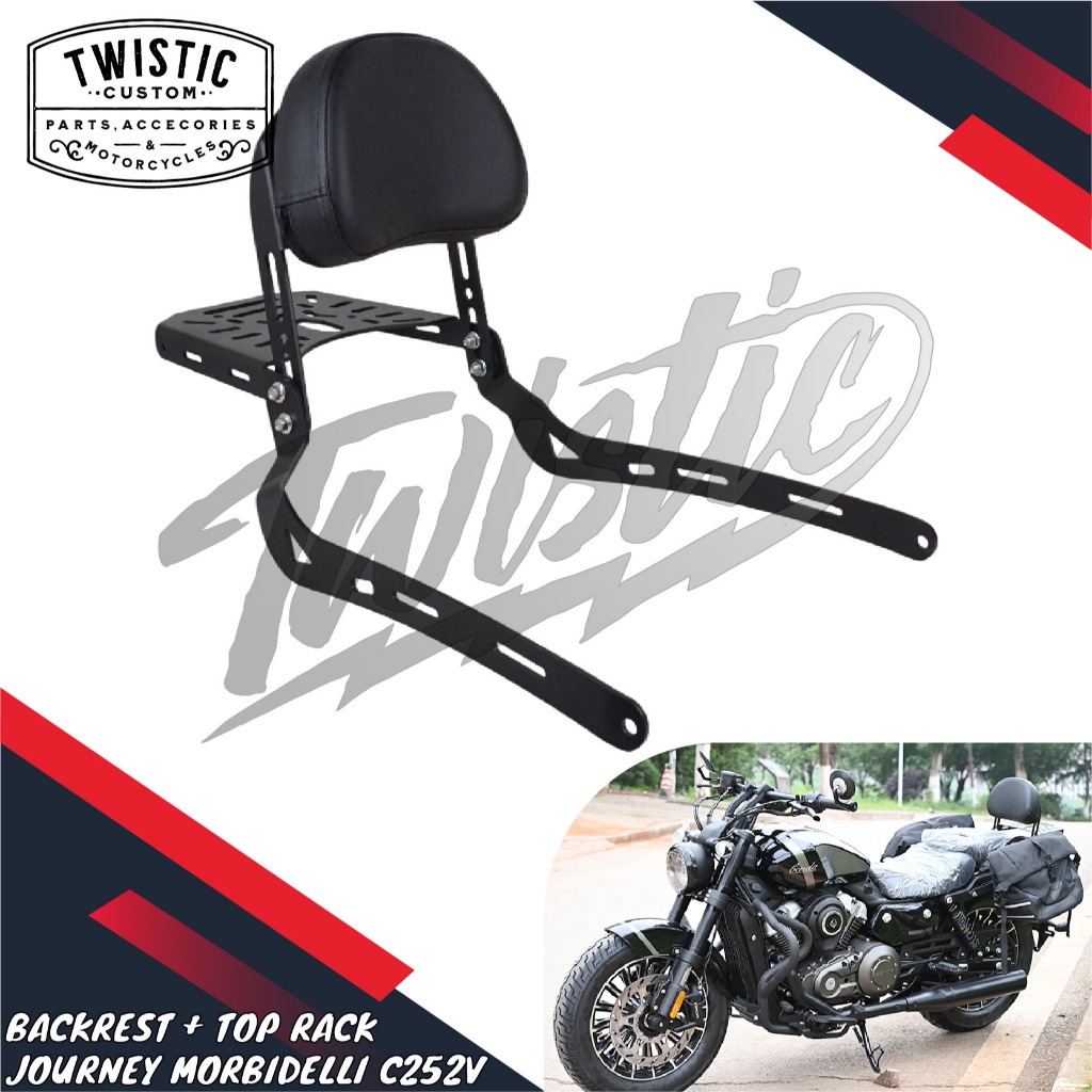 Jual Backrest + Top Rack Journey Bracket Box Tas Barang Sandaran ...