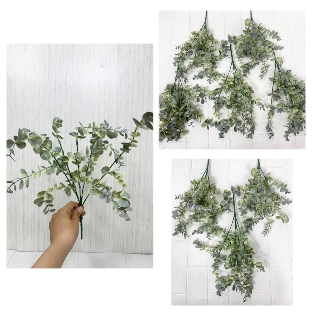 Jual Bunga Baby Silver Dollar / Eucalyptus Tangkai 5 Artificial ...