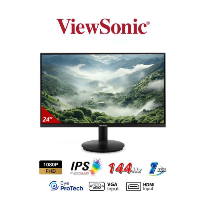 Jual MONITOR GAMING LED VIEWSONIC VA24G1-H IPS 144HZ 1MS VGA HDMI ...