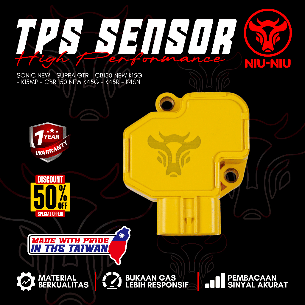 Jual SENSOR TPS HONDA SONIC NEW SUPRA GTR CB 150 NEW K15G K15MP CBR 150 ...